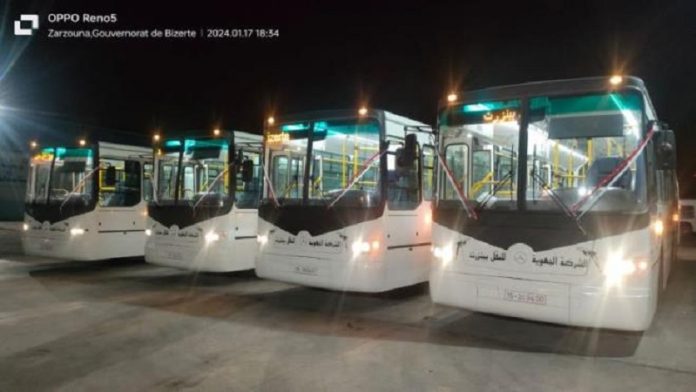 Bizerte: La société régionale de transport réceptionne 4 nouveaux bus ...