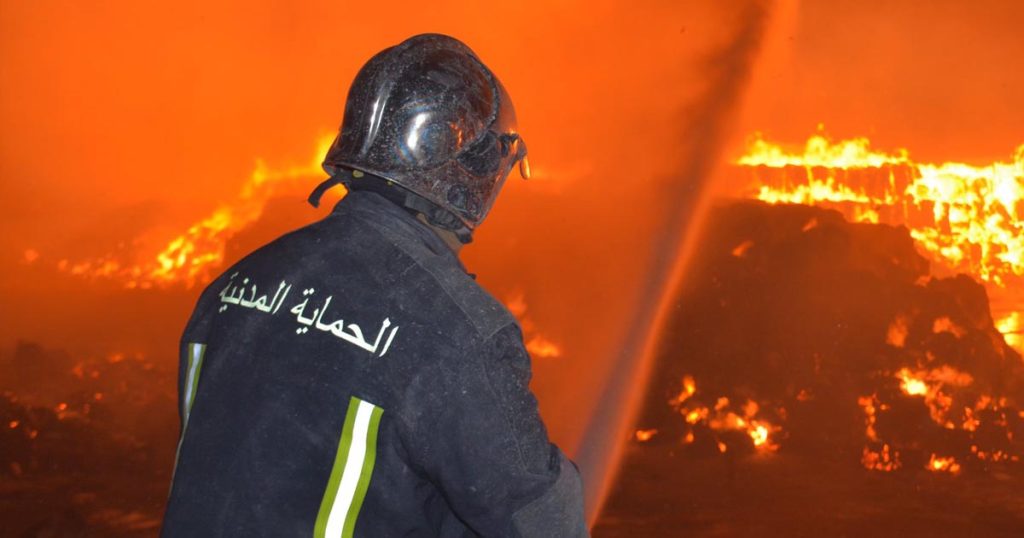 Violent incendie dans une usine de friperie à Zaghouan | African Manager