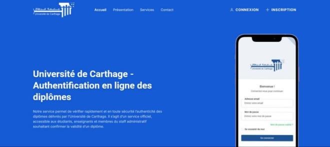 Plateforme officielle d'authentification numérique des diplômes ...