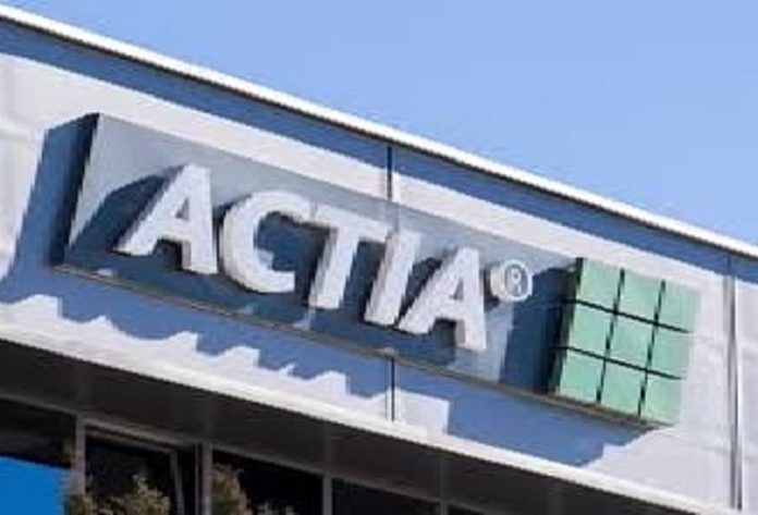 ACTIA dit du bon de la Tunisie qui représente 11,3 % de son CA ...